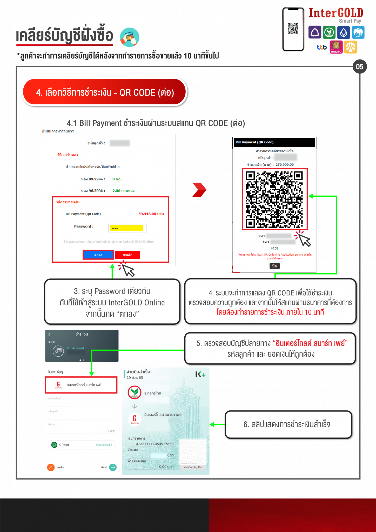 คู่มือการใช้งาน Online Payment InterGold Smart Pay (sales) - InterGold