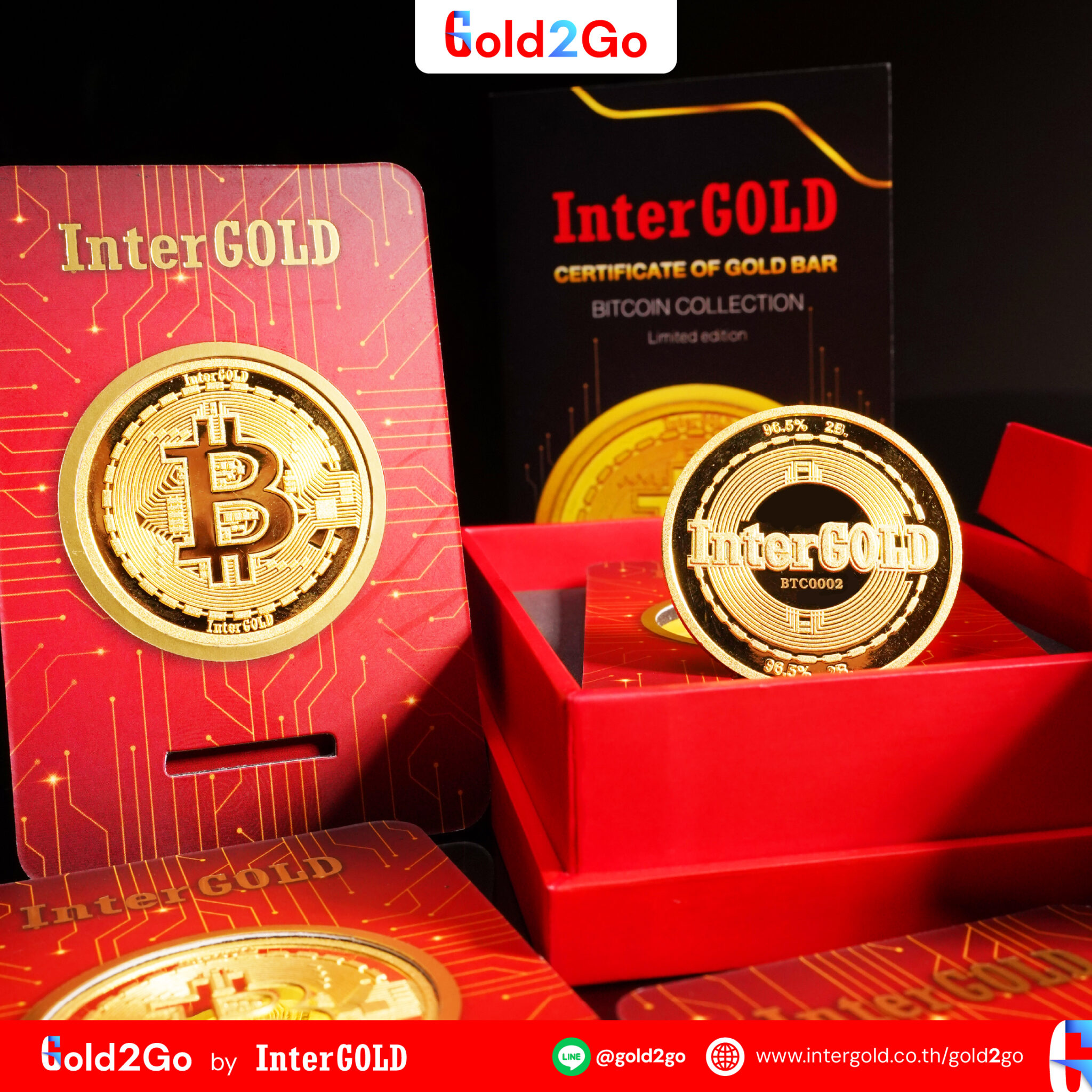 Gold X Crypto ที่จับต้องได้...พร้อมให้คุณเป็นเจ้าของแล้ว! บนแอป Gold2Go - InterGold