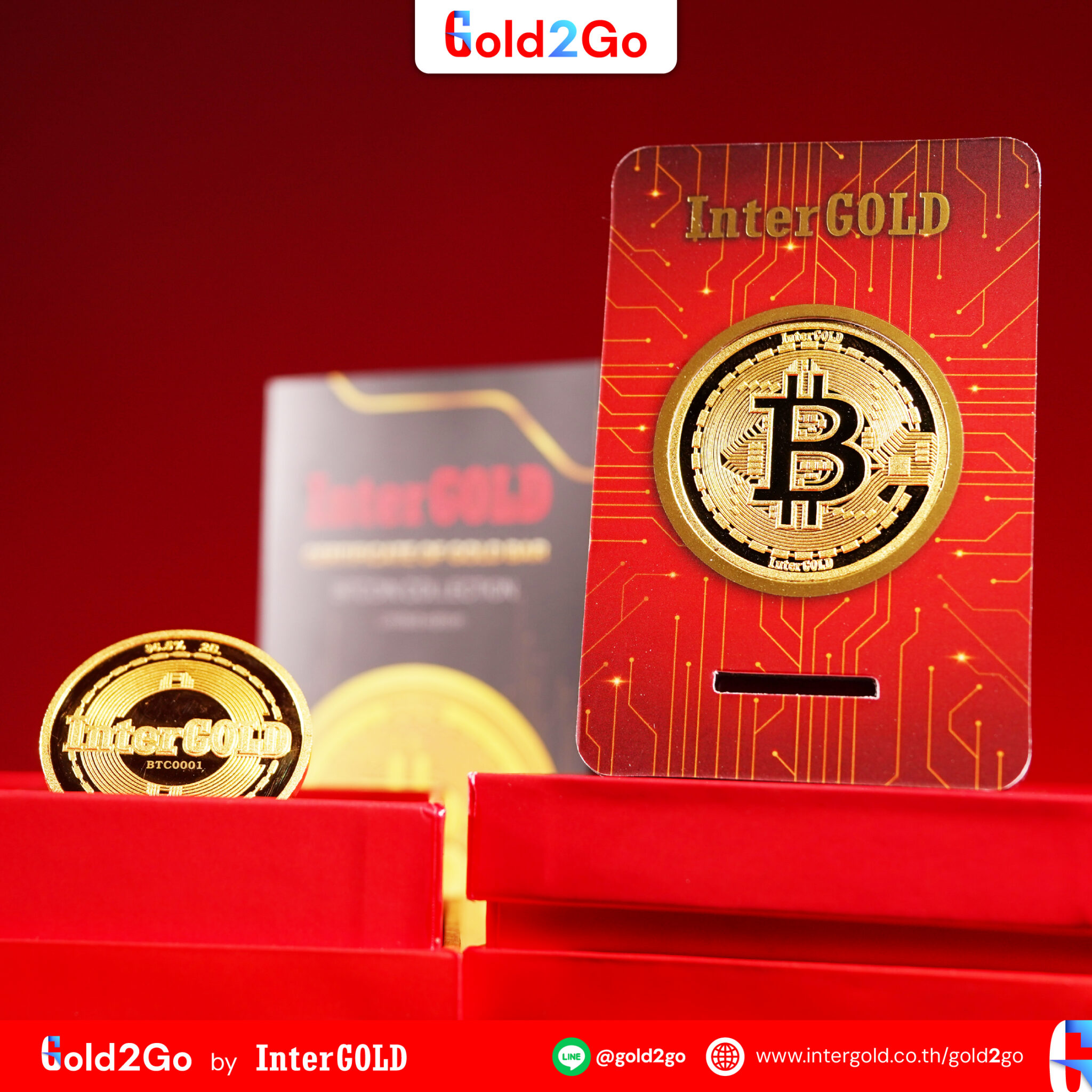 Gold X Crypto ที่จับต้องได้...พร้อมให้คุณเป็นเจ้าของแล้ว! บนแอป Gold2Go - InterGold