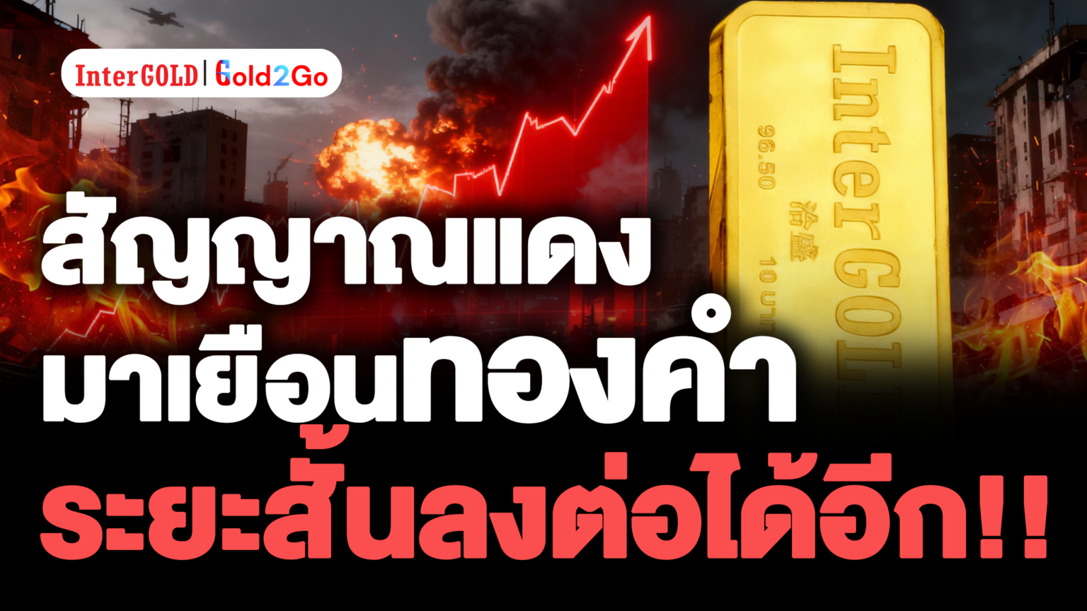 สัญญาณแดงมาเยือน ระยะสั้นทองลงได้อีก!! l ราคาทองวันนี้ l แนวโน้มราคาทองคำ 20 ตุลาคม 2568 - InterGold